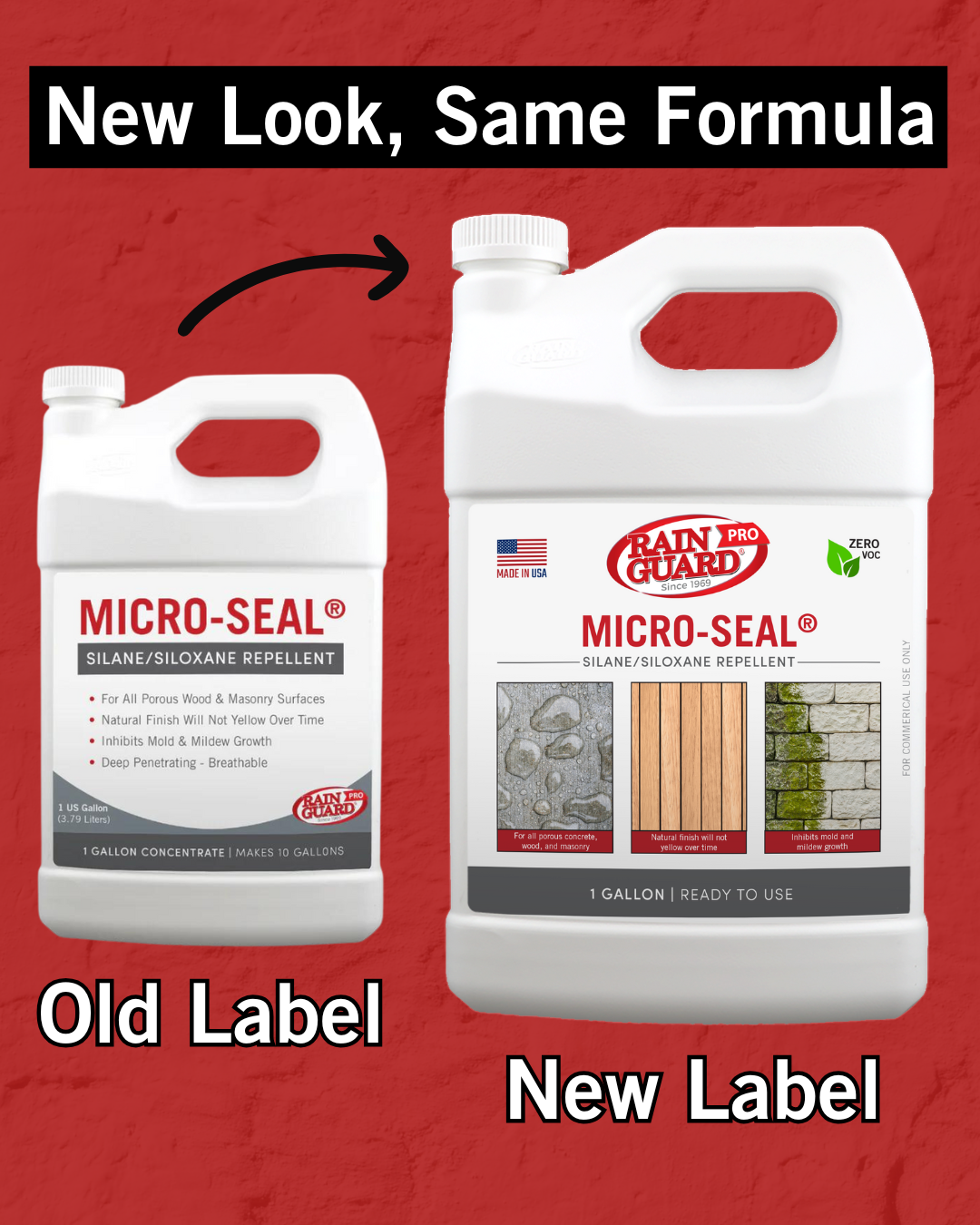 Micro-Seal® Silane / Siloxane Water Repellent – RainguardPro